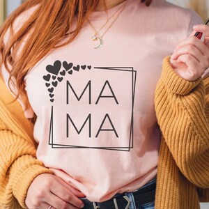 Mama Square Svg, Mama Svg, Mama Frame Svg, Mom Life Svg, Mother's Day ...