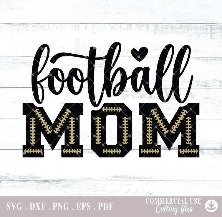 Football Svg, Football Mom Svg, Football Mom Laces Svg, Football Mom ...