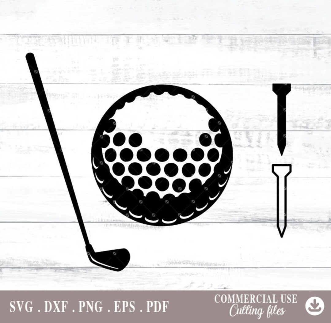 Golf Ball Svg, Golf Equipment Svg, Golf Svg, Golf Clubs Svg ...