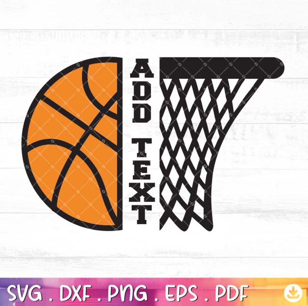 Basketball Monogram SVG, Basketball SVG, Basketball Split Monogram ...