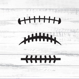 Football Laces Svg, Sport Clipart, for Cricut Silhouette, Svg, Dxf, Eps ...