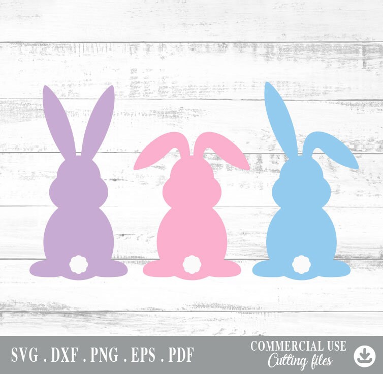 Easter Bunny Dvg Svg for Shirts Svg Bundle Digital - Etsy