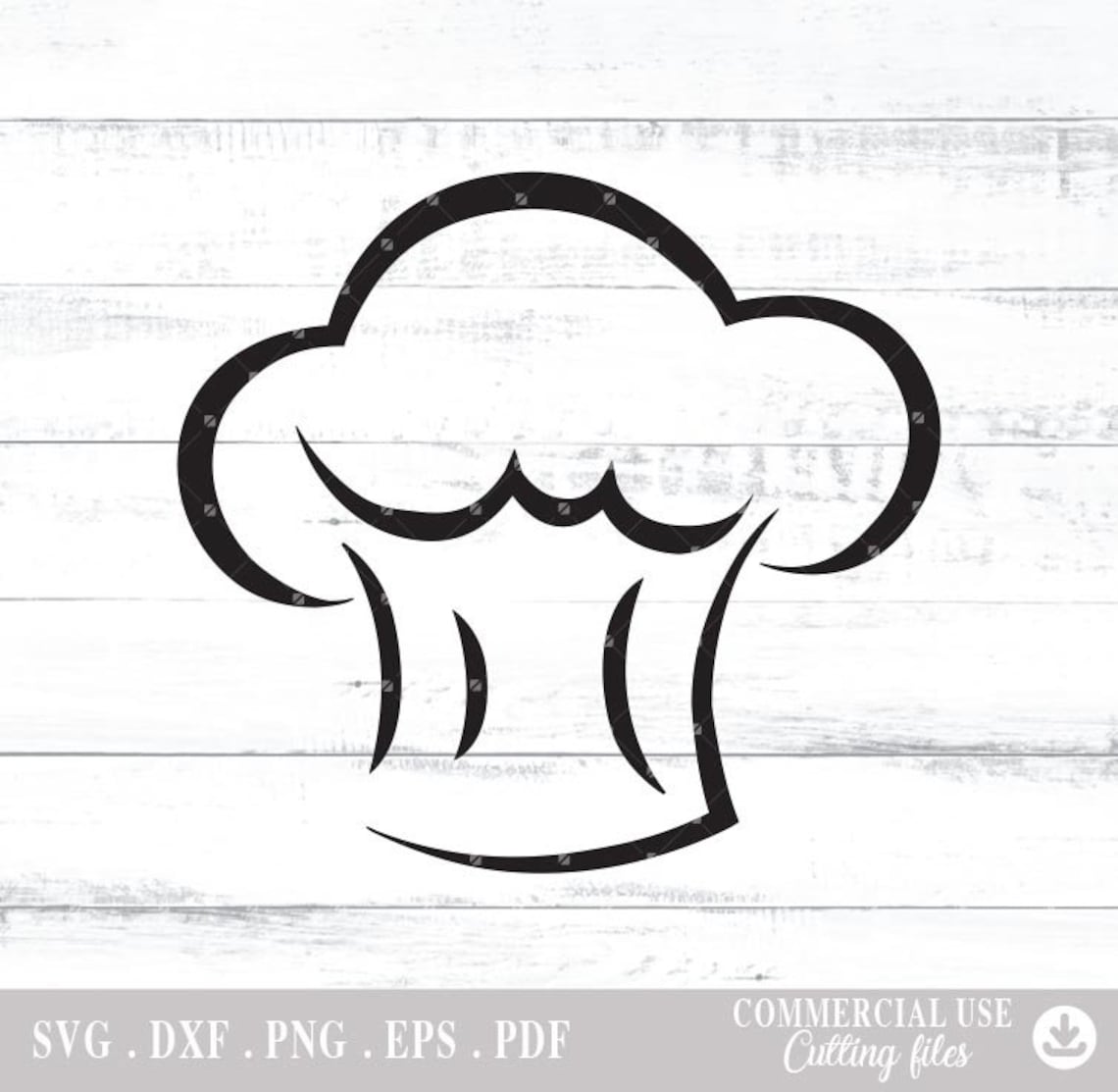 Chef Hat Svg Cook Svg Chef Hat Clipart Svg Cut Files for - Etsy