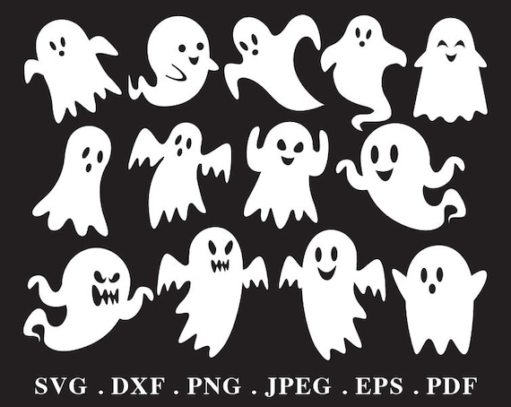 Ghost Bundle Svg Ghost Halloween Svg Cut File Pour Cricut - Etsy