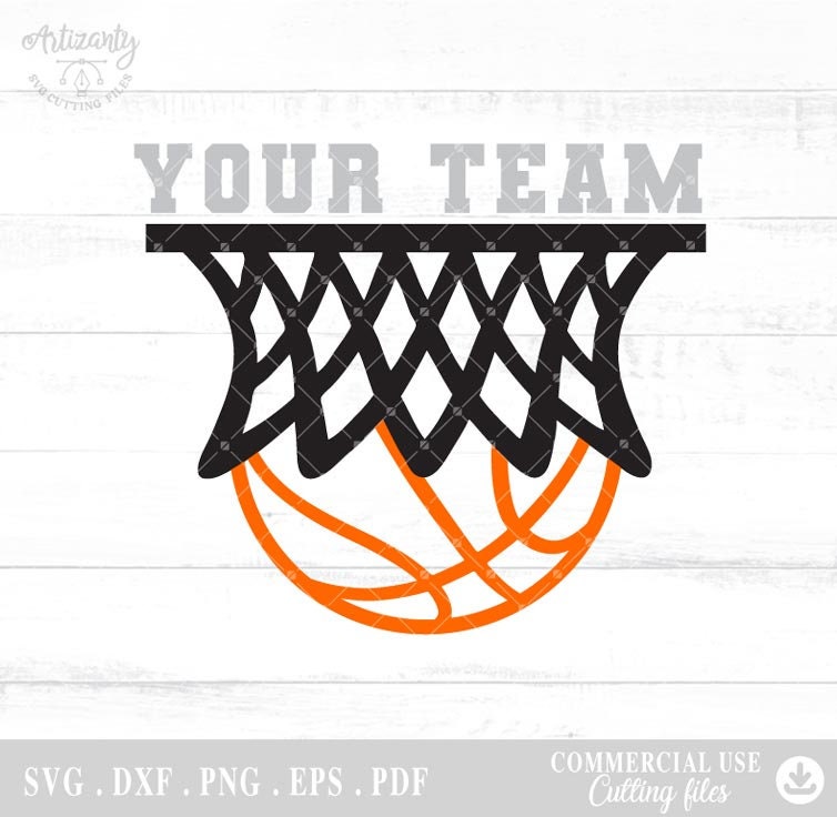 Your Team Name Svg Basketball Team Logo Svg Basketball Team - Etsy