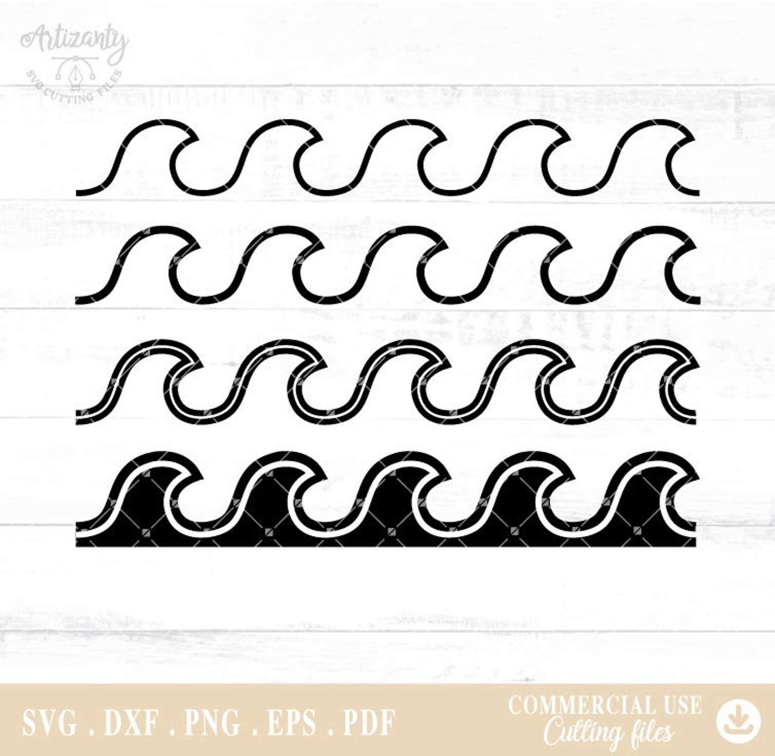 Wave Svg Wave Svg Bundle Beach Svg Wave Cricut Svg Sea - Etsy