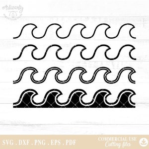 Wave Svg , Wave Svg Bundle, Beach Svg, Wave Cricut Svg, Sea Waves Svg ...