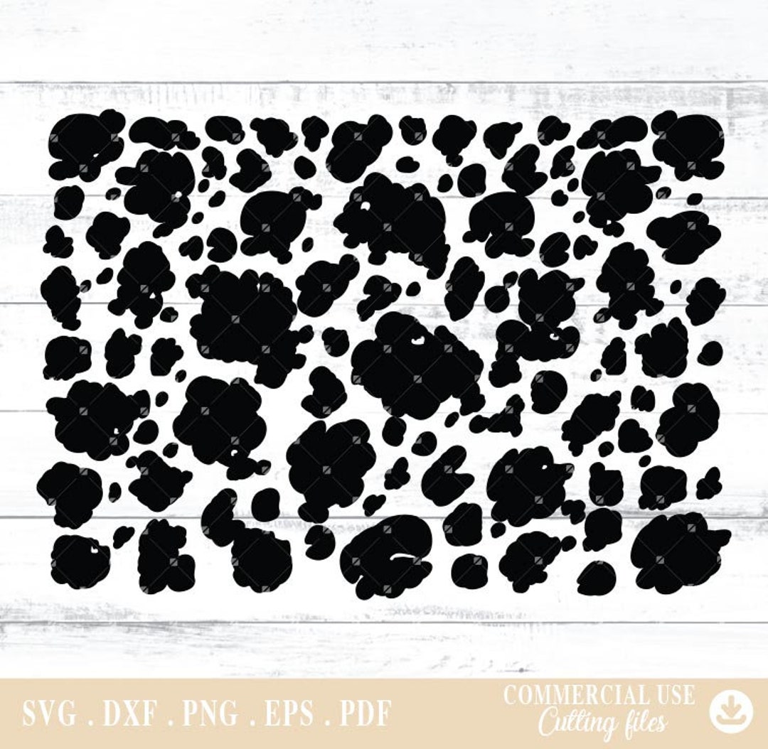 Cow Print Pattern Svg, Cow Pattern Svg, Seamless Print Png, Svg Cutting ...
