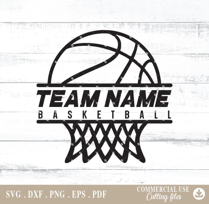 Basketball Team Logo Svg, Basketball Team Svg, Basketball Name Svg ...
