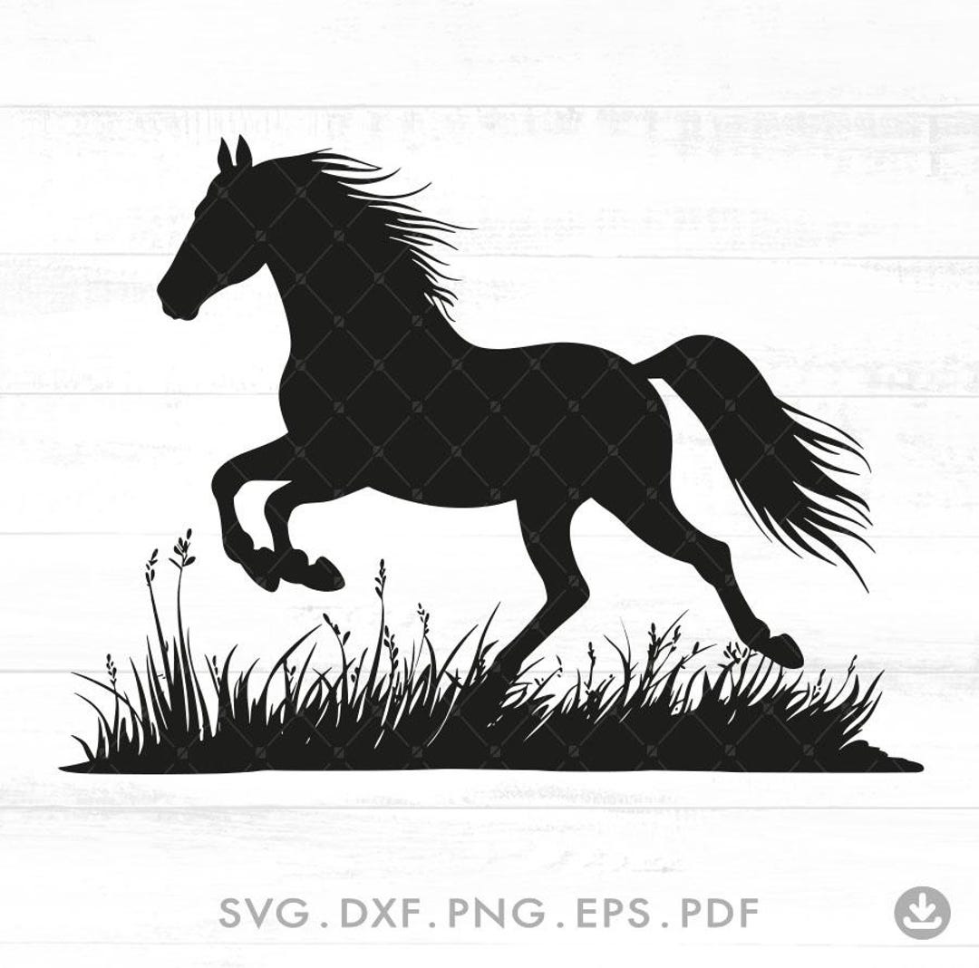 Running Horses Svg, Animal Svg, Horse Svg Horse Clipart, SVG, Vector ...