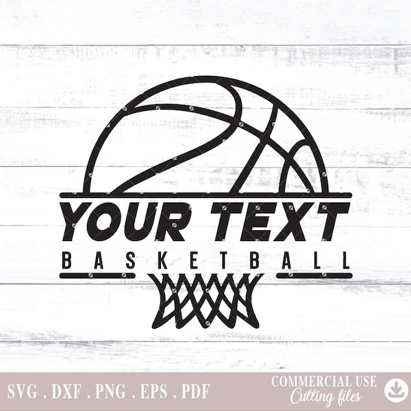 Split Basketball Svg - Etsy