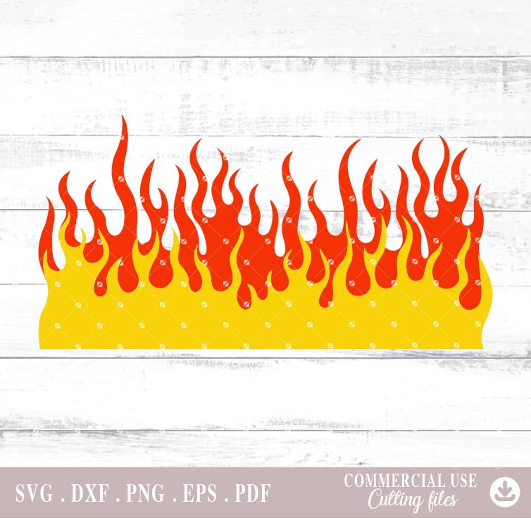 Fire Flames Svg, Fire Svg, Flames Svg, Silhouette,l, Svg, Digital File ...