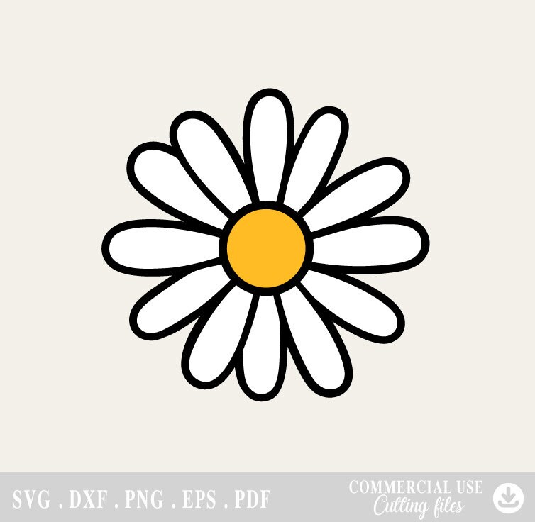 Daisy Flowers Svg PNG, Spring Daisy Flower, Digital File Png, Svg ...