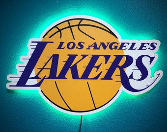Lakers Metal Sign - Etsy
