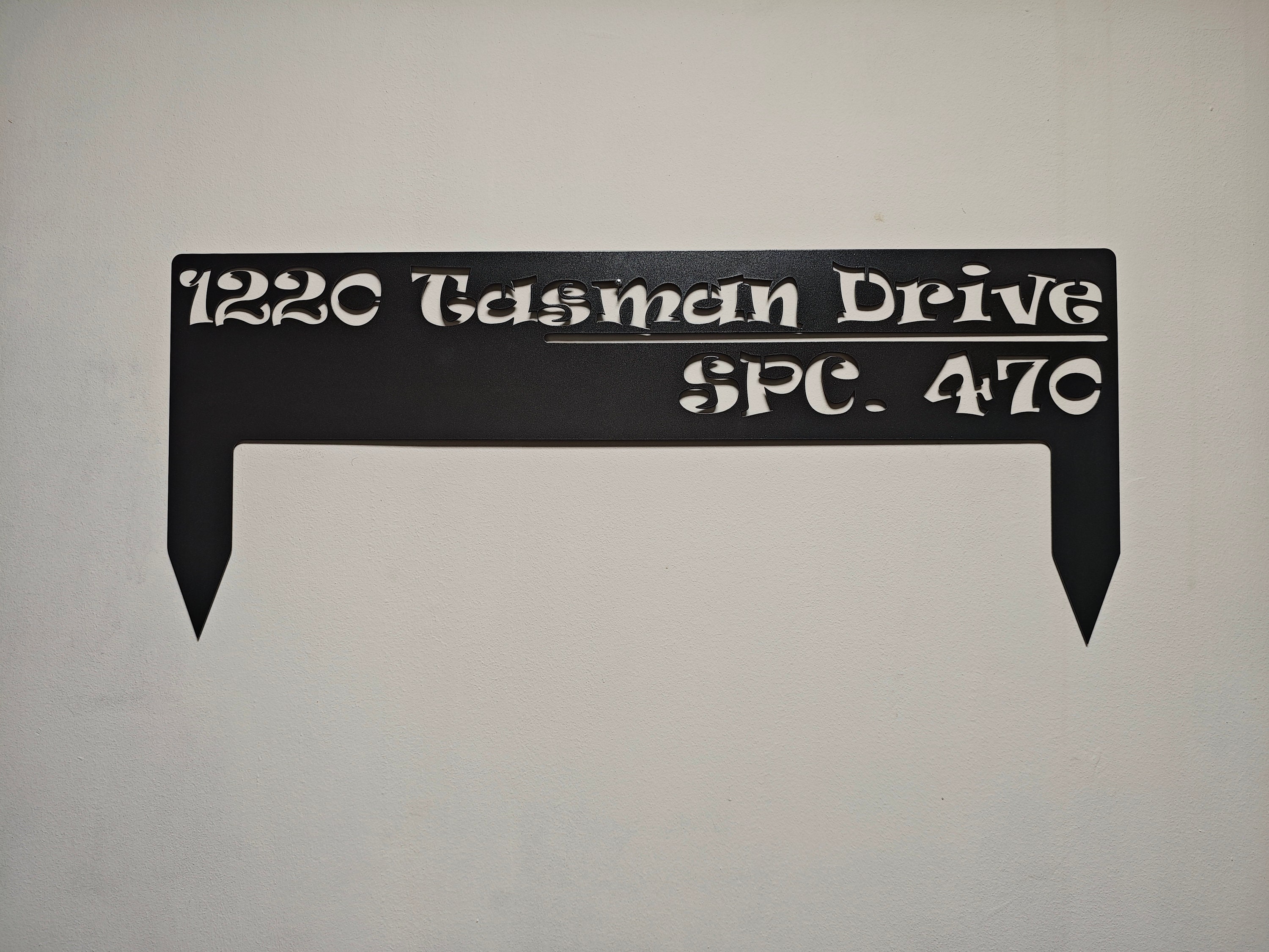 Custom Metal Address Sign for Your Home. Personalized Metal Address ...