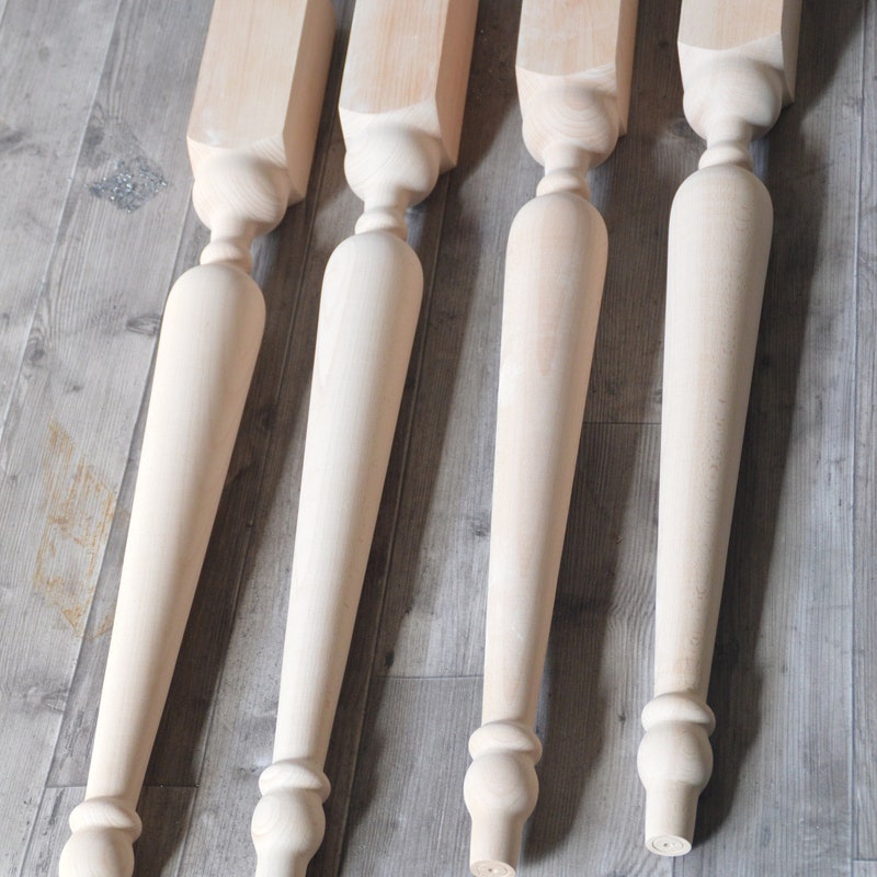 Wood Dining Table Legs - Etsy