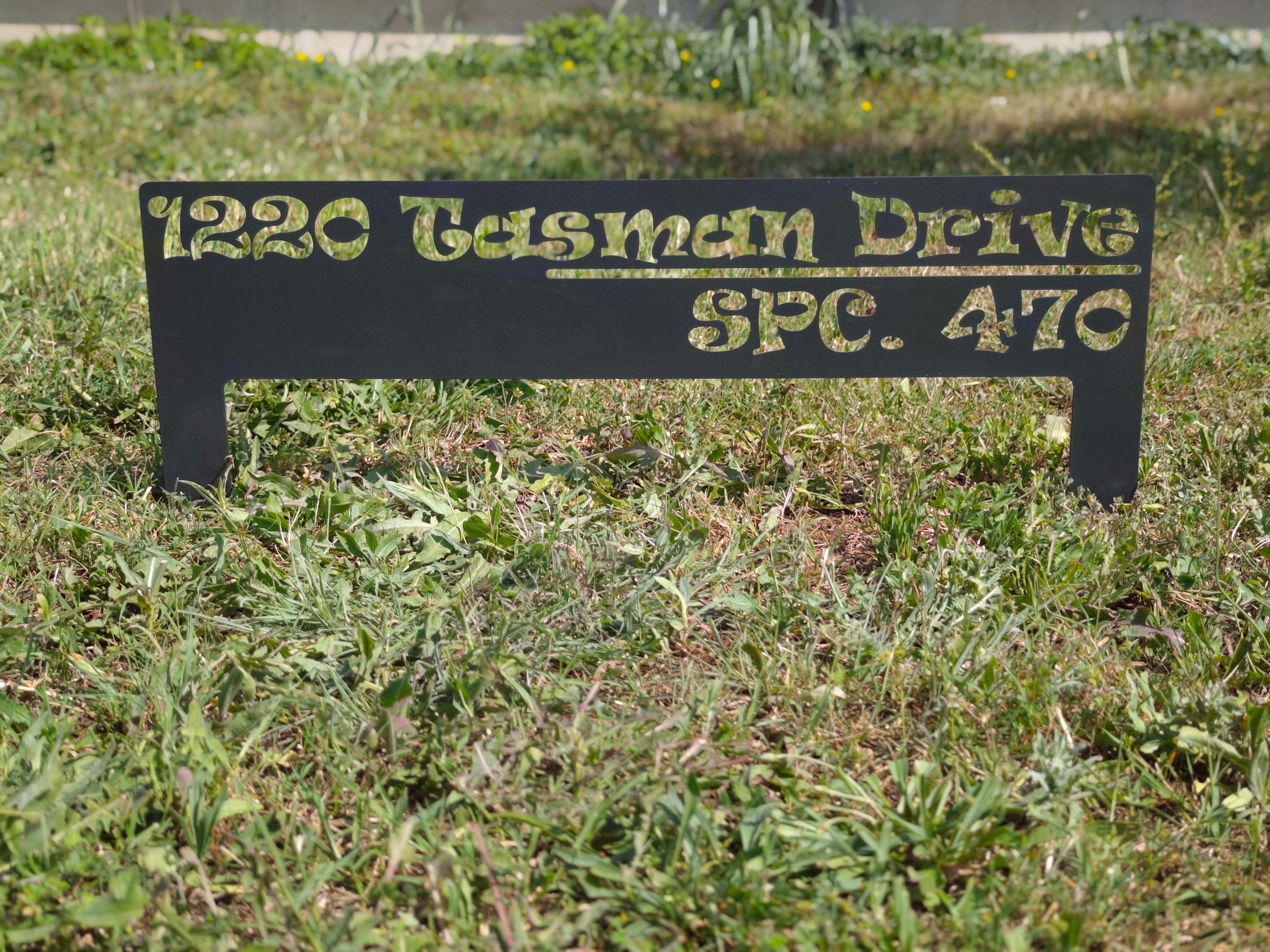 Custom Metal Address Sign for Your Home. Personalized Metal Address ...