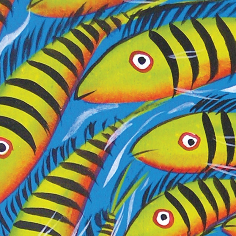 Abstract African Tribal Art Print - Kenyan Fish Poster Art Print - Etsy