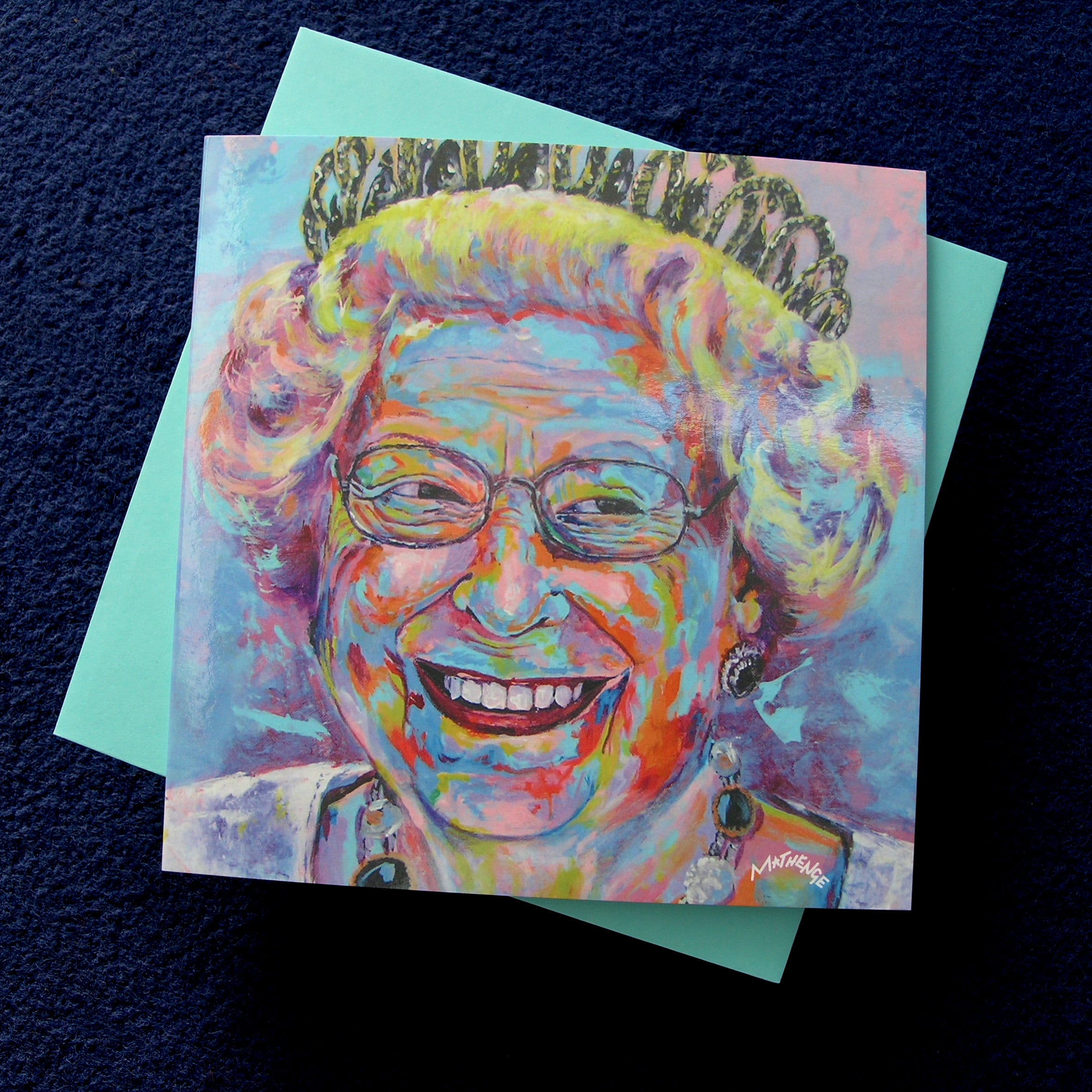 Blank Queen Elizabeth II Greeting Card Christmas Birthday Card - Etsy