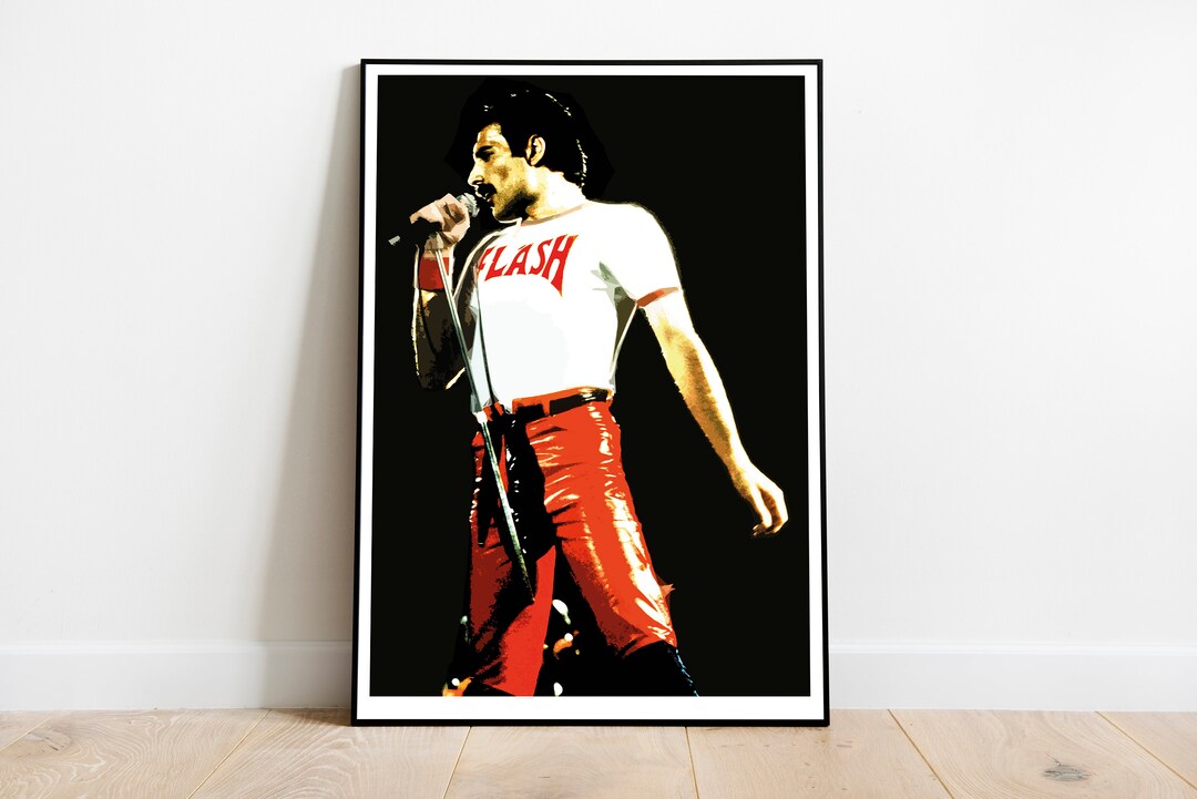 Freddie Mercury Art Print - Queen Rock Music Poster Art Print - Etsy UK