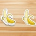 Banana Stickers - 20 Banana Illustration Planner Diary Craft Sticker ...