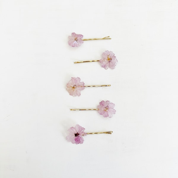 Real Flower Hair Pin - Etsy