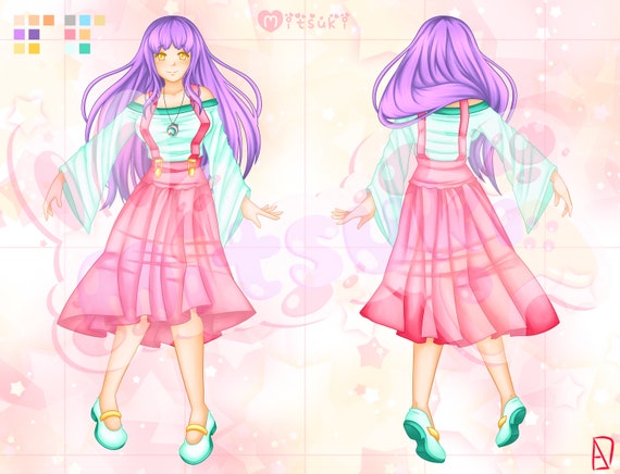 Downloadable Digital Character Concept Art (Original Character) sheet ... Downloadable Digital Character Concept Art (Original Character) sheet ...