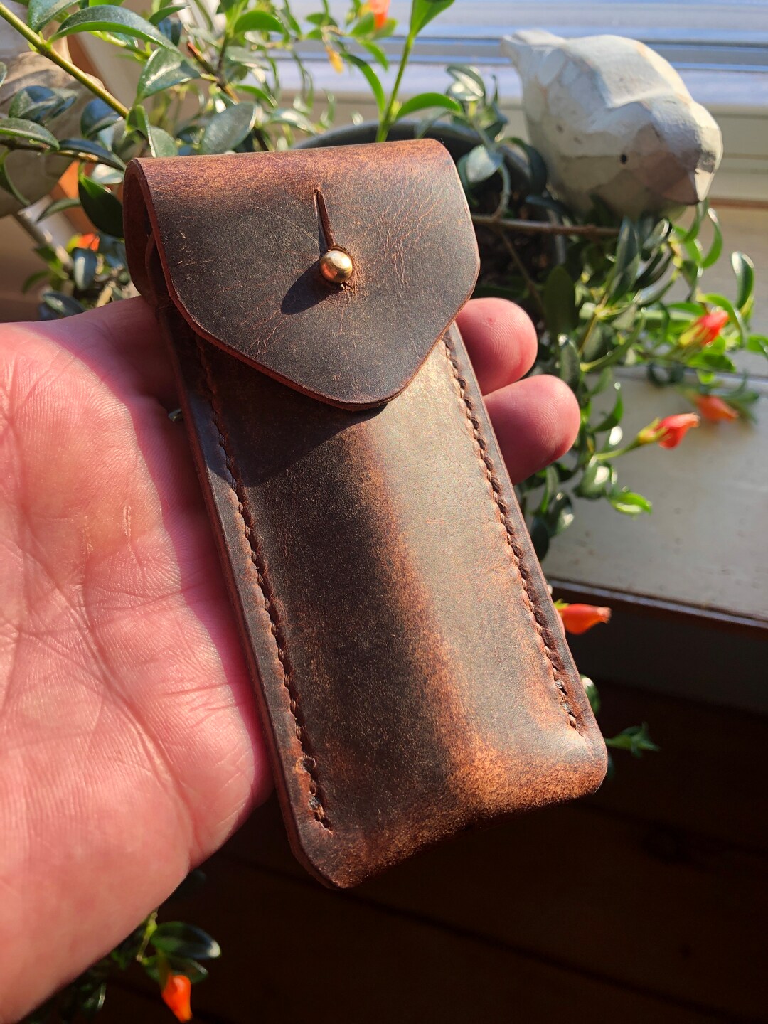 Double Bladed Razor, Leather Case. - Etsy