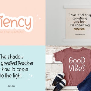 Font Bundles - Cute Font, Handwriting Font, Commercial Use, Modern Font ...