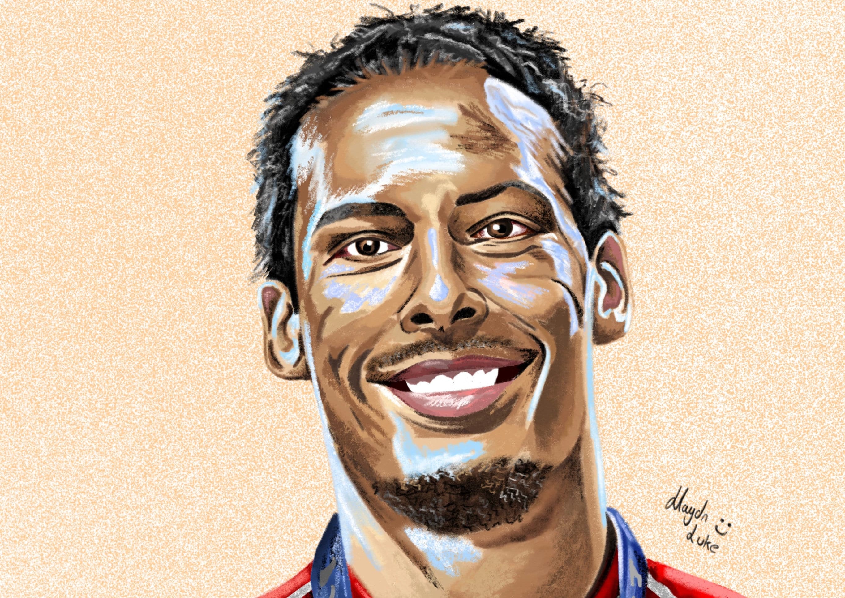Virgil Van Dijk Art Print - Etsy
