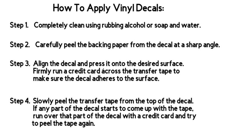 Personalized Script Font Name Decals: Custom Vinyl Labels - Etsy