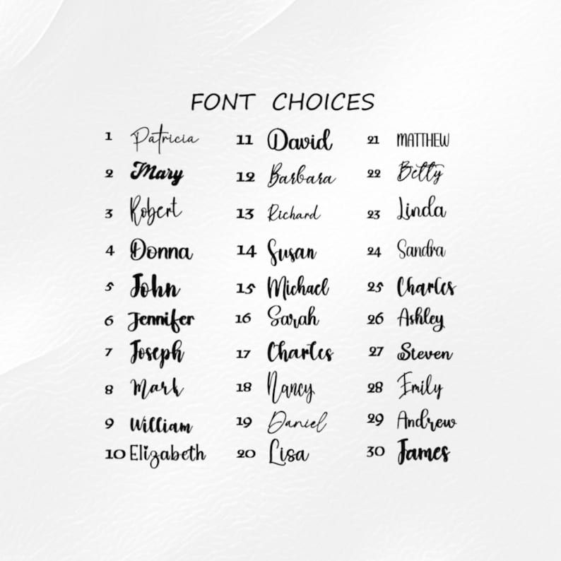 Personalized Script Font Name Decals: Custom Vinyl Labels - Etsy