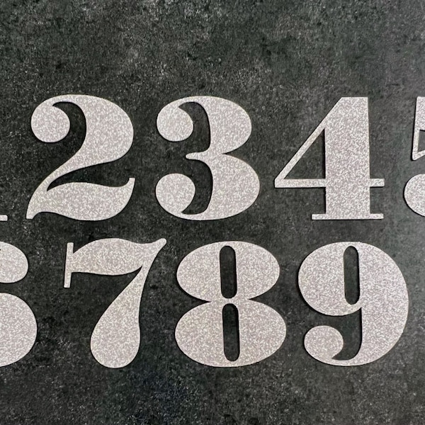 Glitter Table Number - Etsy