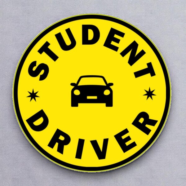 Student Driver Sticker - Etsy