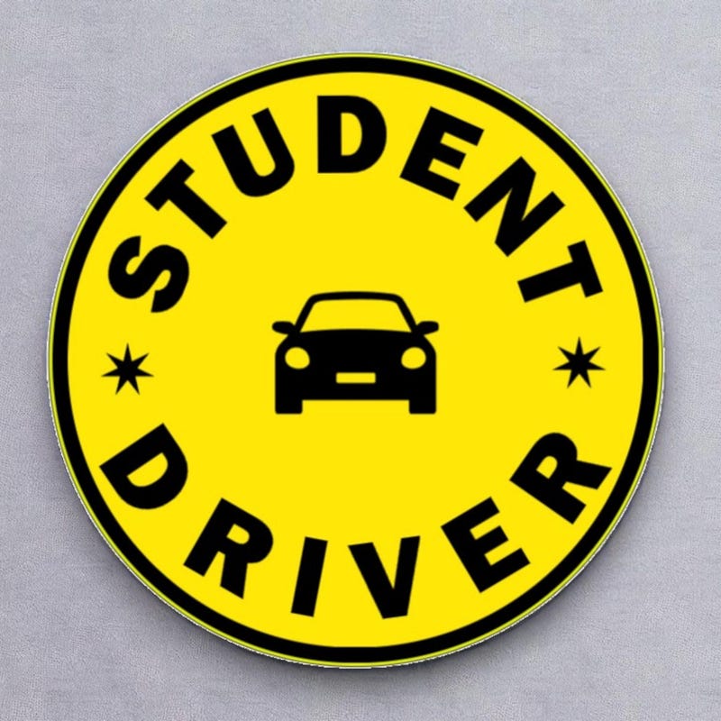 New Driver Sticker - Etsy