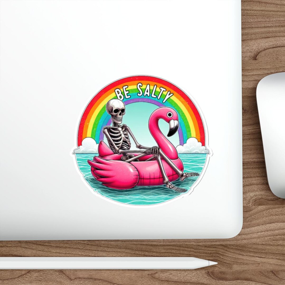 Holographic Skeleton Sticker, Scull Decal, Decals for Décor, Kindle ...