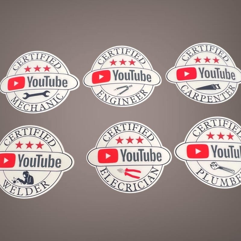 Youtube Stickers - Etsy