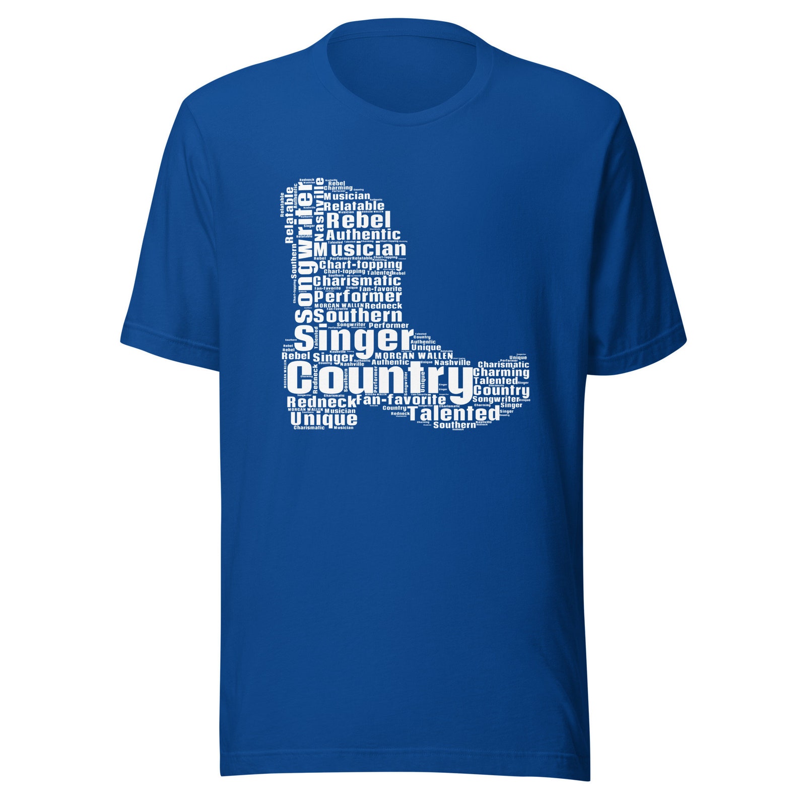 Morgan Wallen Inspired Boot Wordart Tshirt - Etsy