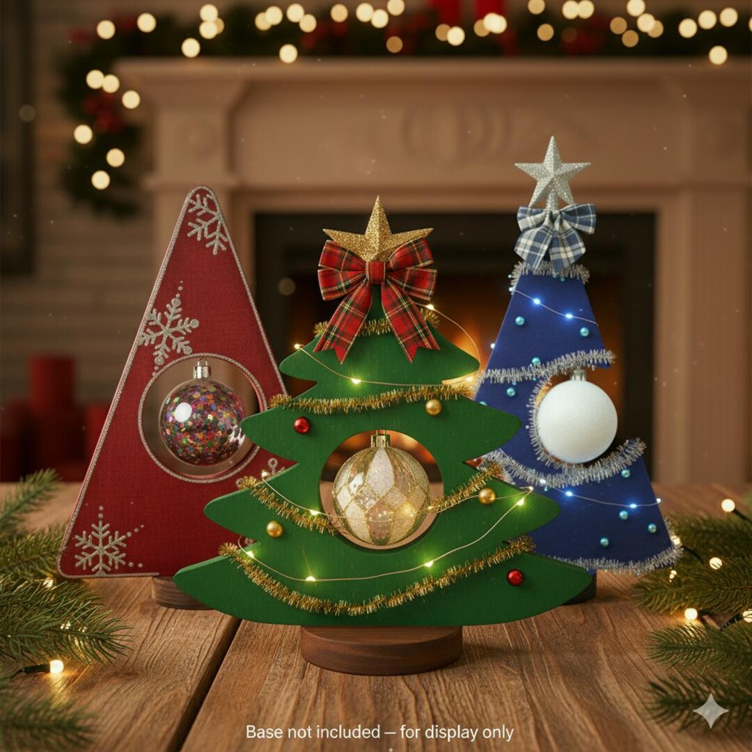 Scandinavian Christmas Tree SVG Bundle • Modern Cut Files (svg, Dxf ...