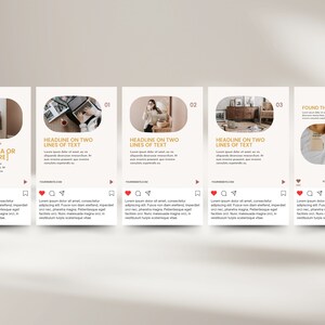 Carousel Instagram Posts Template for Canva | Portrait IG Images ...