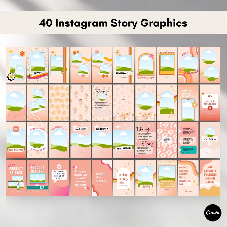 Instagram Stories Templates Canva Instagram Story Templates Branding ...