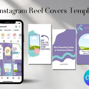 Instagram Story Templates and Reel Covers Canva Template | Instagram ...