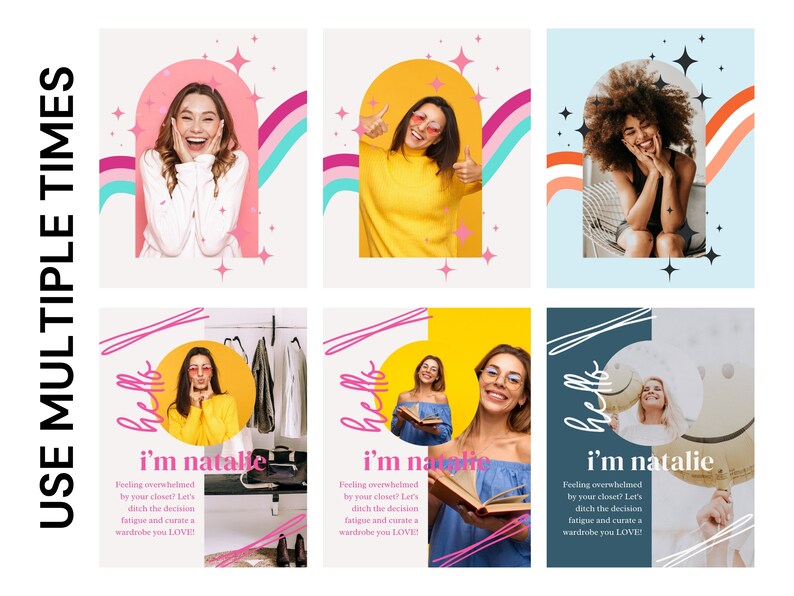 30 Vibrant Instagram Post Designs Bright Instagram Post Canva Template ...
