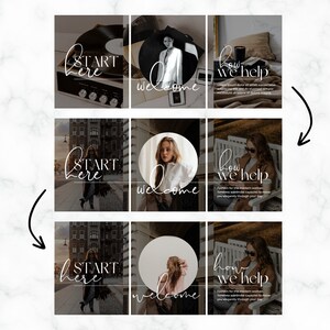 Aesthetic Pinned Post Banner Template for Instagram Carousel Template ...