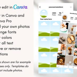 Instagram Portrait Grid Preview Mockup Template | Instagram Mockup ...