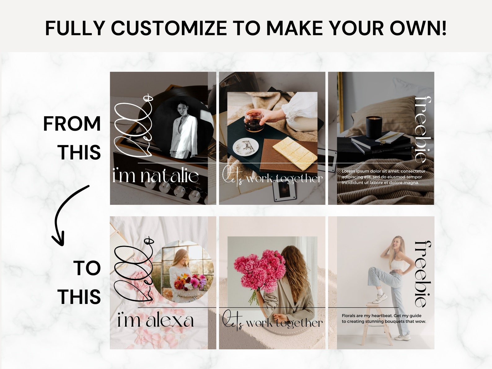 Aesthetic Pinned Post Banner Template for Instagram Carousel Template ...