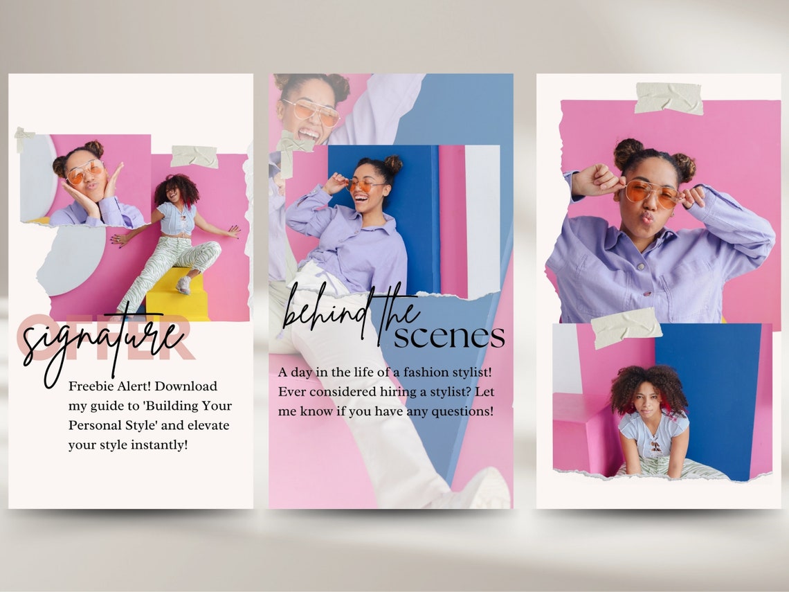 Aesthetic Instagram Stories Template Instagram Aesthetic Vibes Canva ...