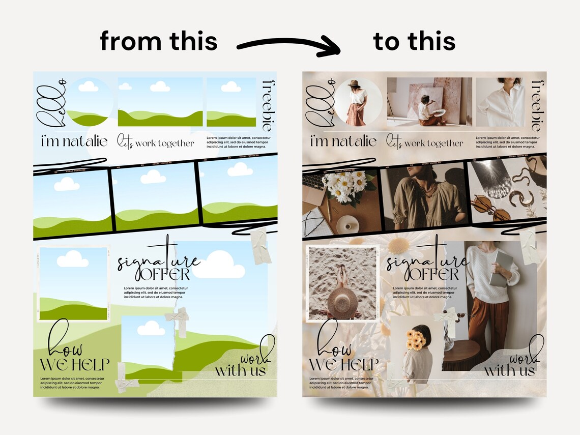 Instagram Grid Puzzle Template Instagram Puzzle Feed Canva Template ...