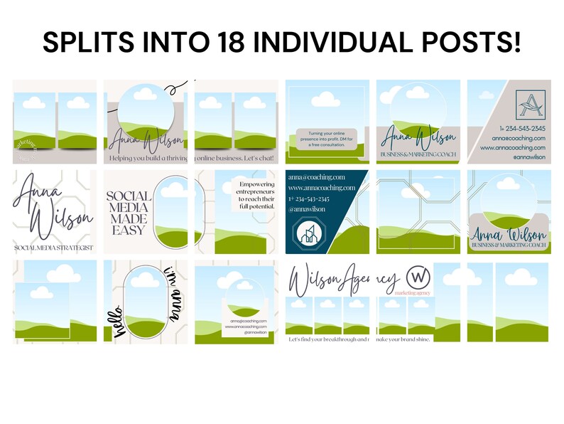 Coaching Instagram Banner Pinned Post Template for Coach Editable ...