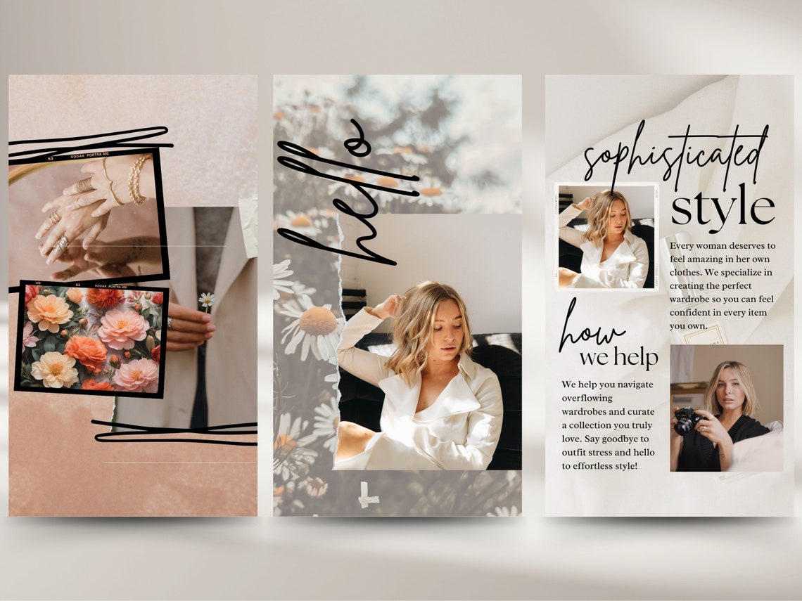 Aesthetic Instagram Stories Template Instagram Aesthetic Vibes Canva ...